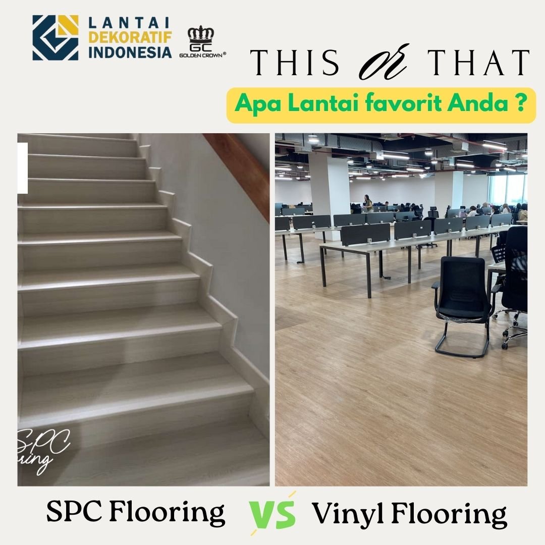 Perbedaan antara Lantai Vinyl dan Lantai SPC